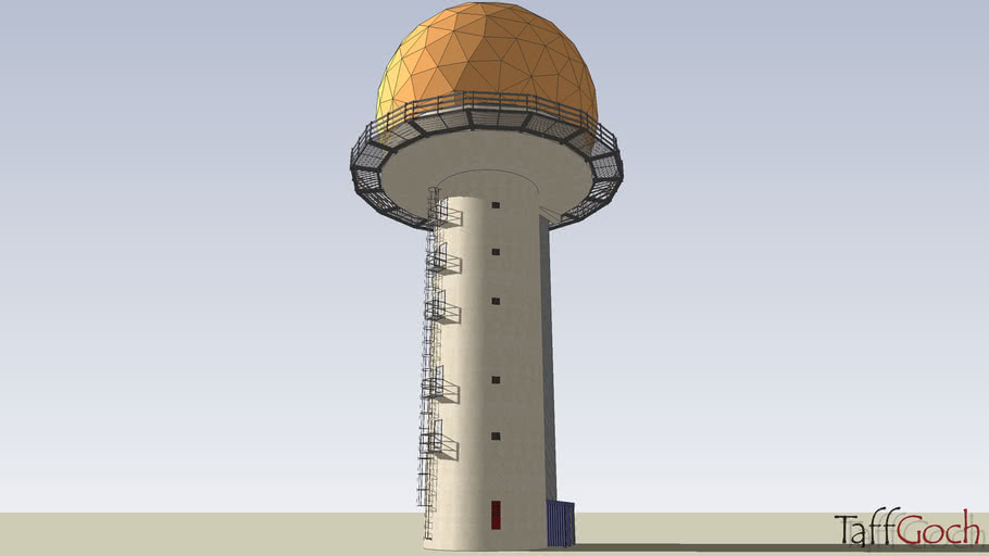 Radome Tower • Detailed | 3D Warehouse