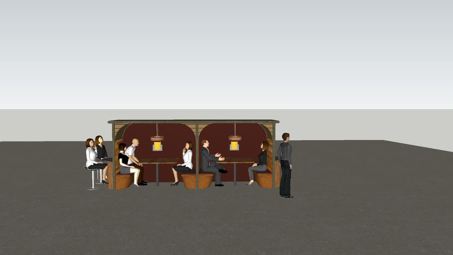 Cafe Seating | 3D Warehouse