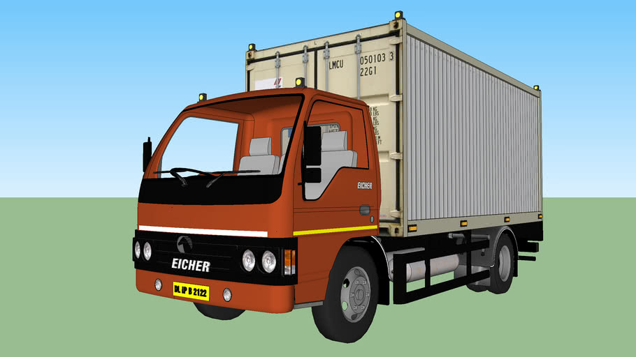 EICHER TEMPO TRUCK INDIA DELHI | 3D Warehouse