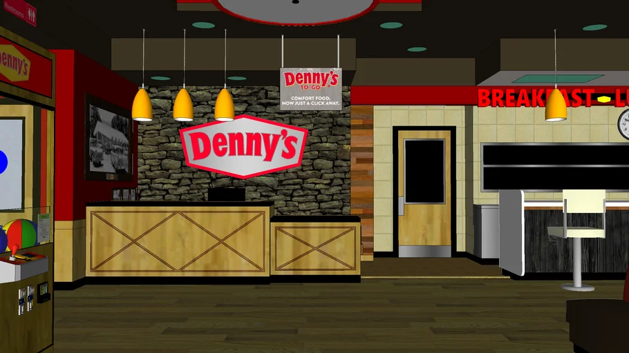 Denny's Interior | 3D Warehouse