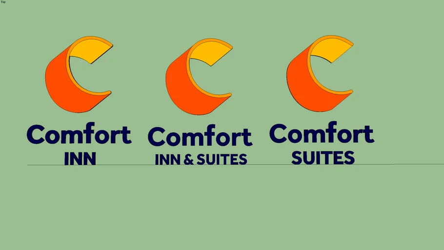 New Comfort Inn/Suites Logos | 3D Warehouse
