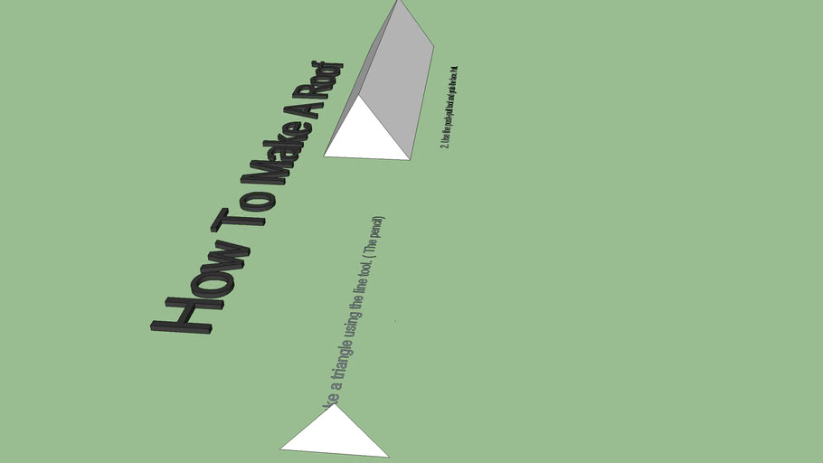 How To Make A Roof in 2 Easy Steps | 3D Warehouse