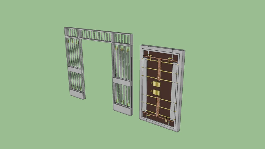 Bank Vault Gate | 3D Warehouse