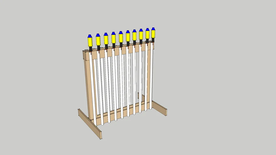 Firework rocket rack | 3D Warehouse