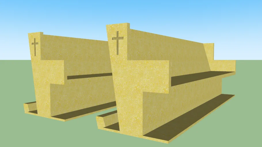 Church pew | 3D Warehouse