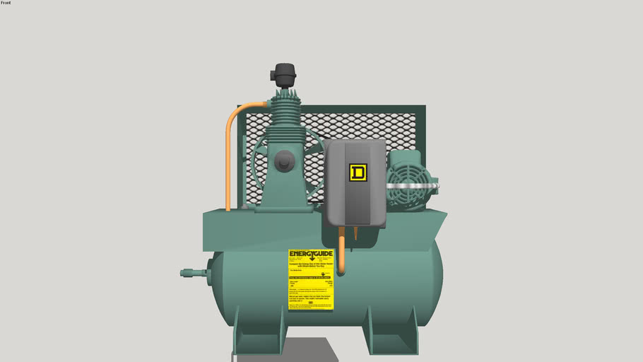 Small climate control air compressor | 3D Warehouse