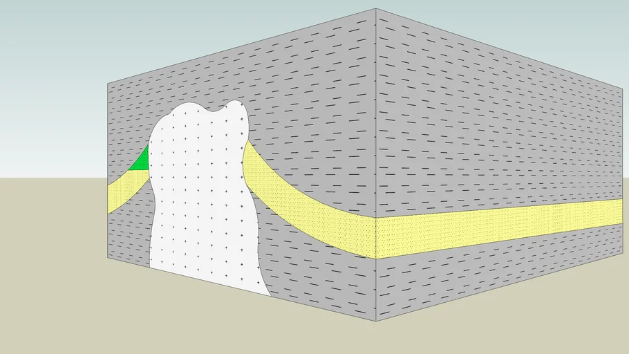 Geology 3D Petroleum Trap Salt Piercement Model 3 of 6 | 3D Warehouse