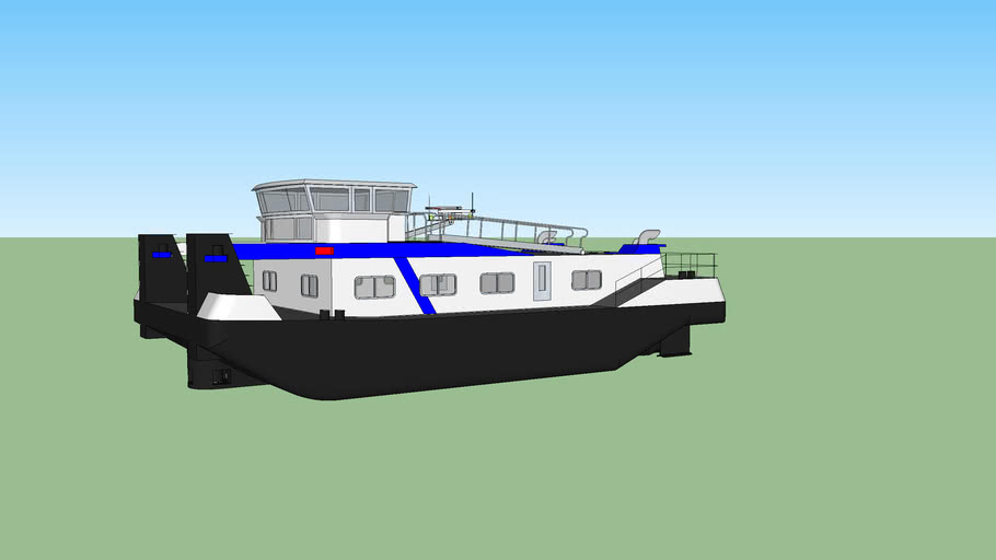 Push boat | 3D Warehouse