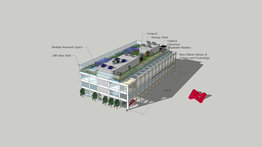 Bern Dibner Library Innovation Floor | 3D Warehouse