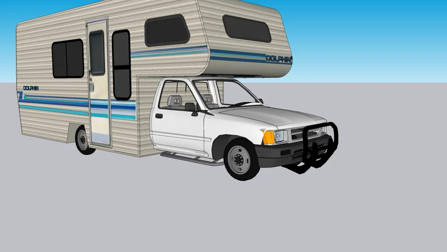 1992 National Dolphin (Toyota micro-class C motorhome) RV | 3D Warehouse