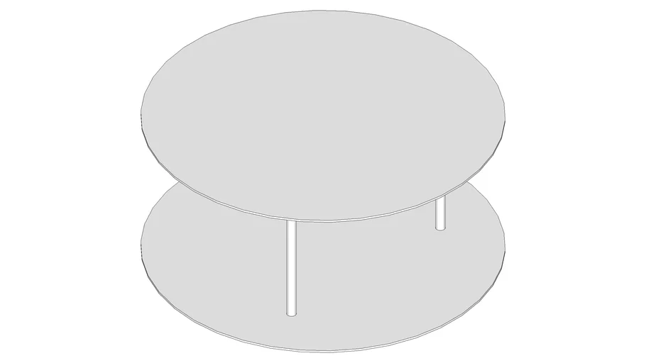 HighTower Round Ruby Coffee Table - Recycled Steel - No VOC Powdercoat ...