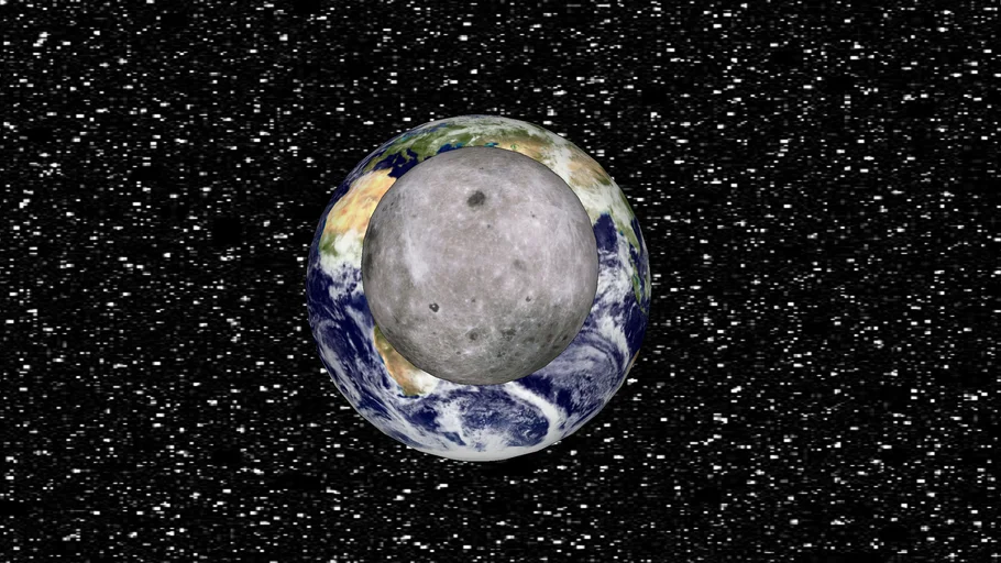The Earth and The Moon | 3D Warehouse