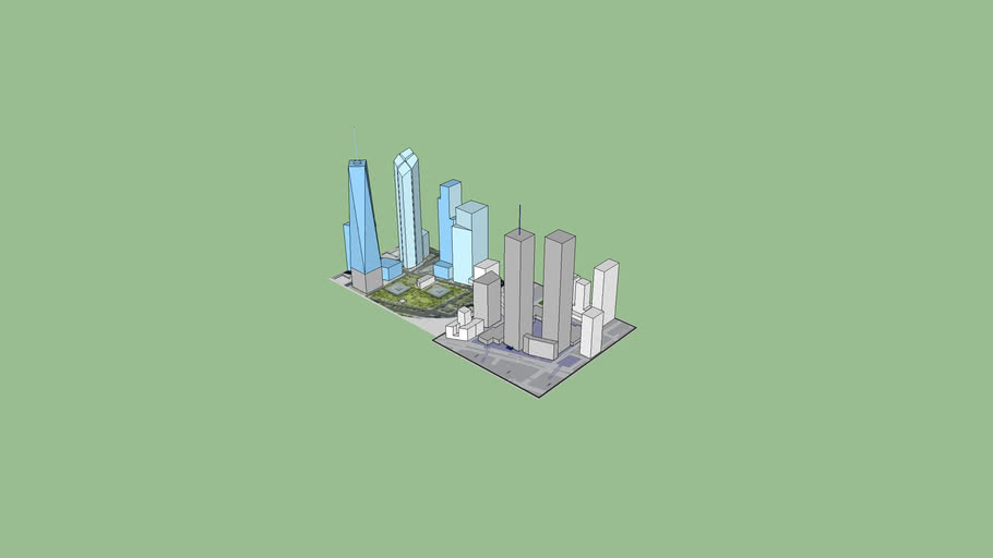 World trade center old and new. | 3D Warehouse