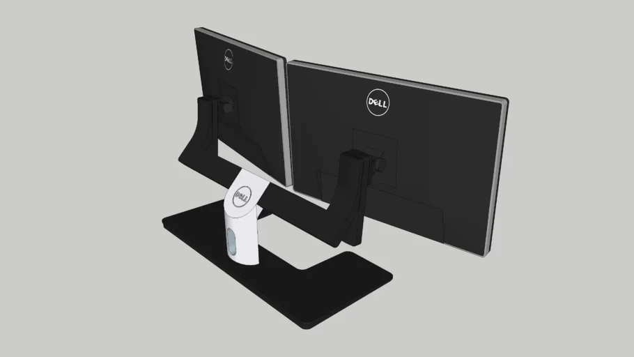 Dell Dual Monitor Stand 24-in | 3D Warehouse