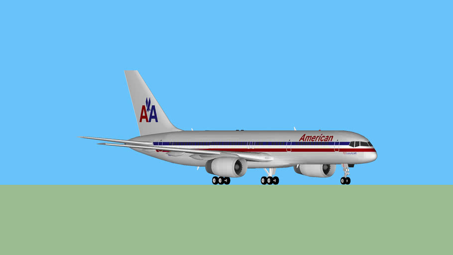 American Airlines Boeing 757-223 N644AA | 3D Warehouse