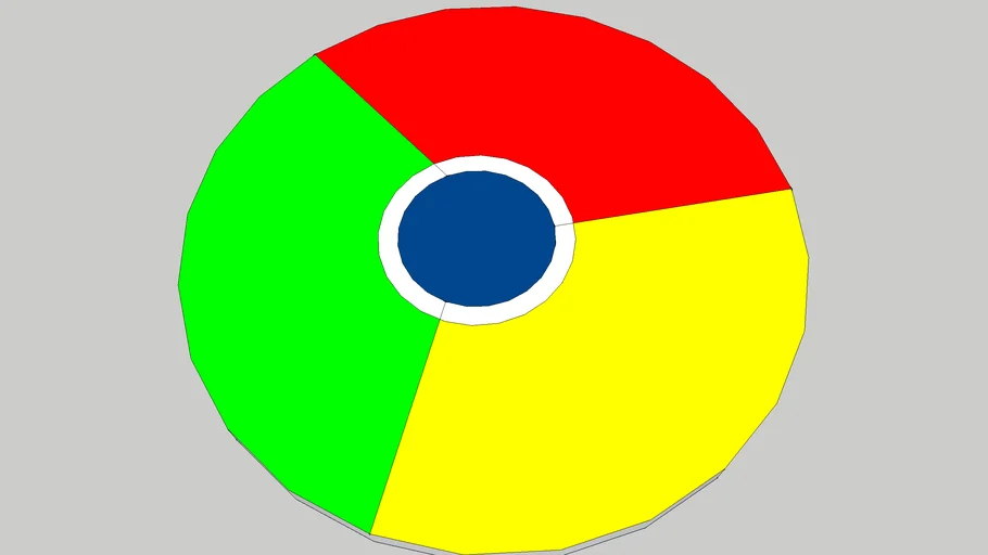 Google chrome logo | 3D Warehouse