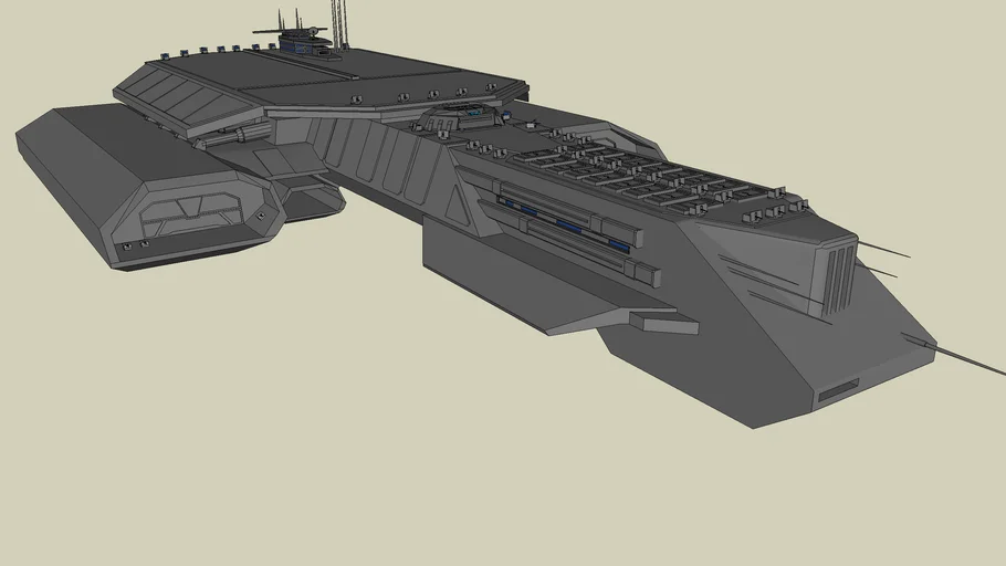 Daedalus Class Battle Cruiser | 3D Warehouse