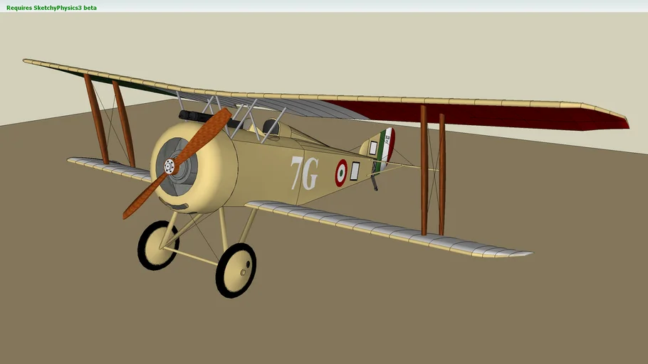 WW1 plane sketchyphysics | 3D Warehouse