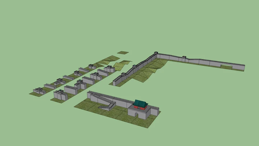 Alpha Cube World -- Beijing Part 3 (Great Wall) | 3D Warehouse