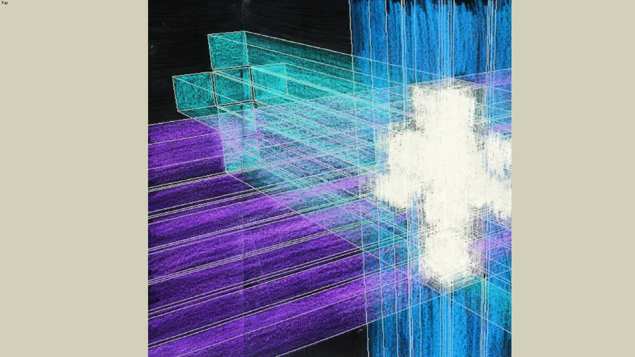 exacube en projection RVB: dessin au crayon | 3D Warehouse