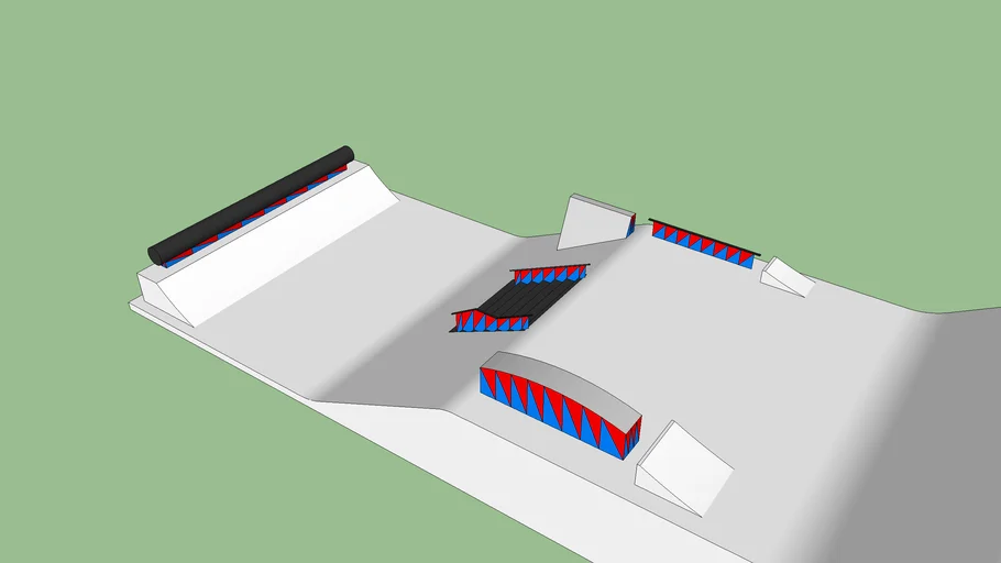 Snowboard Rail Jam | 3D Warehouse