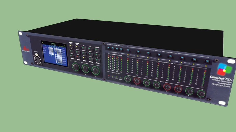 DBX DriveRack 4800 | 3D Warehouse