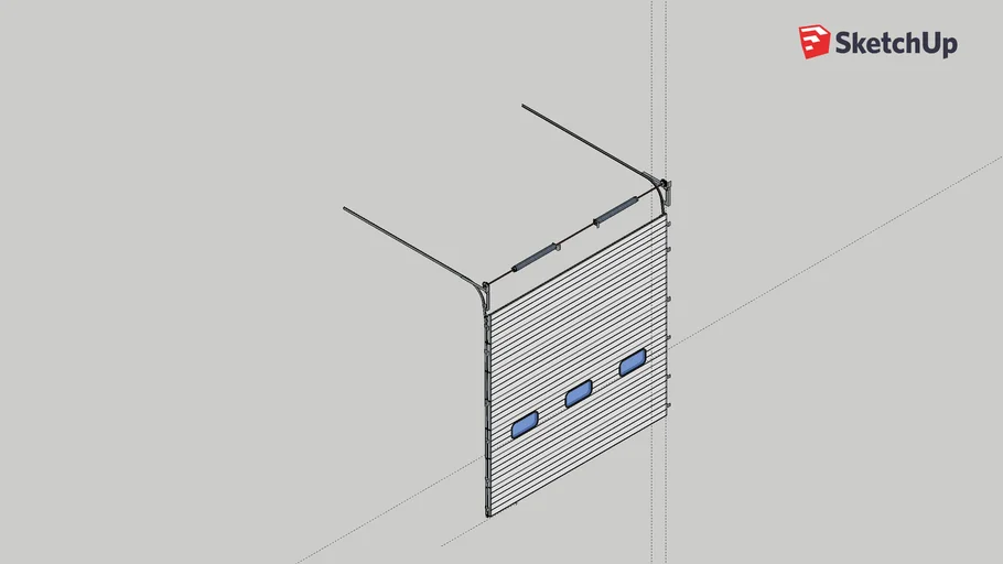 14' x 14' Overhead Door | 3D Warehouse