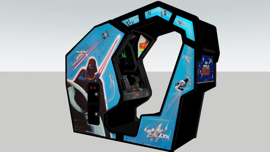 Star Wars arcade game cockpit style A | 3D Warehouse