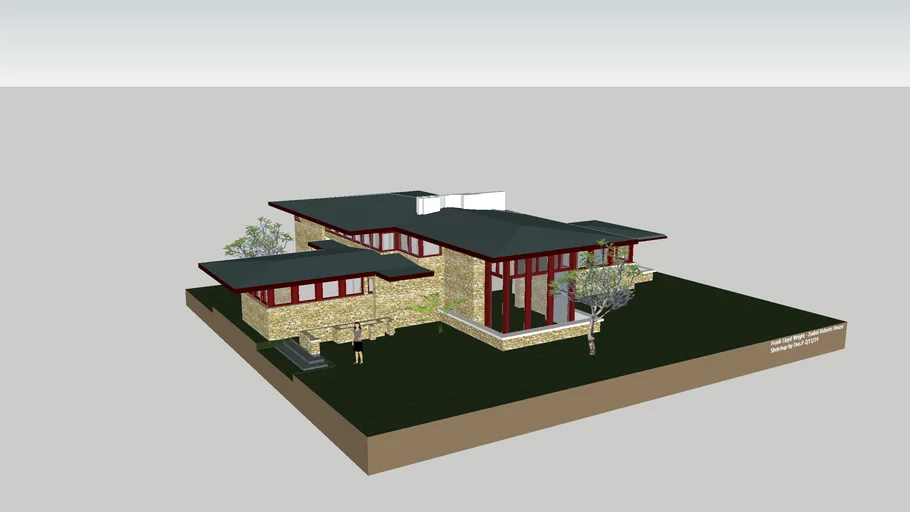 isabel roberts house -frank lloyd wright | 3D Warehouse
