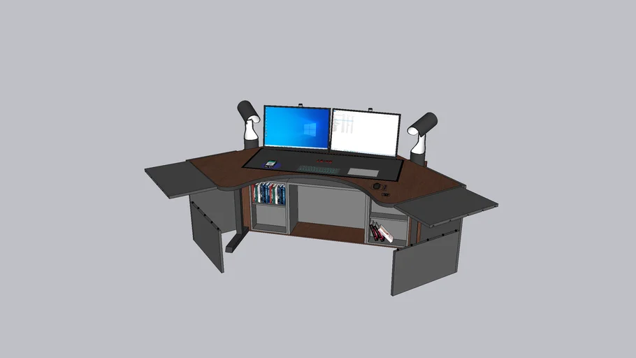 Computer desk 3 | 3D Warehouse