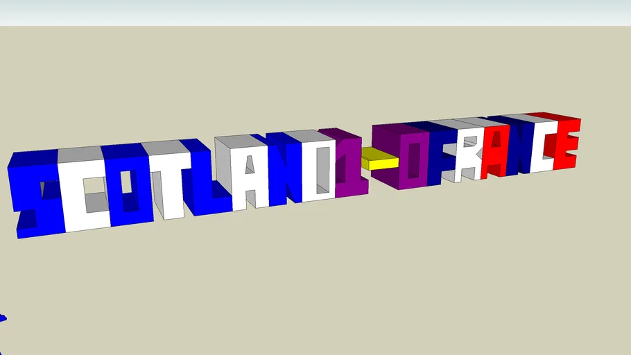 3d text in Sketchup v6 | 3D Warehouse