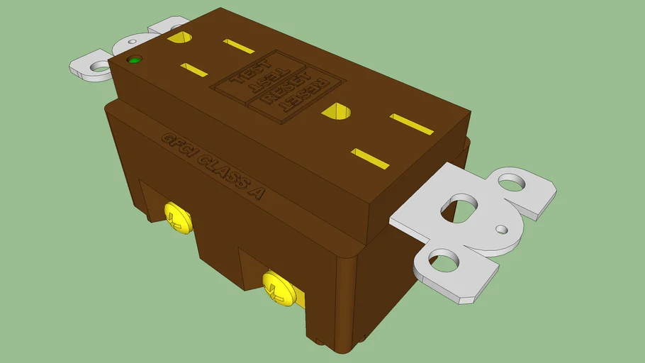 GFCI Receptacle | 3D Warehouse
