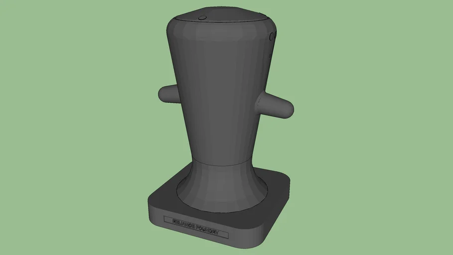 R-7510 Decorative Marine Bollard | 3D Warehouse