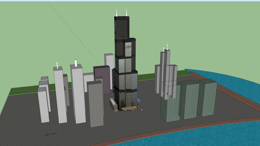 Chicago City (Willis Tower) | 3D Warehouse