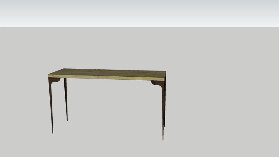 CONSOLE TABLE | 3D Warehouse