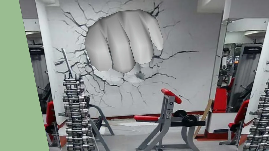 3d cracked punch wall | 3D Warehouse