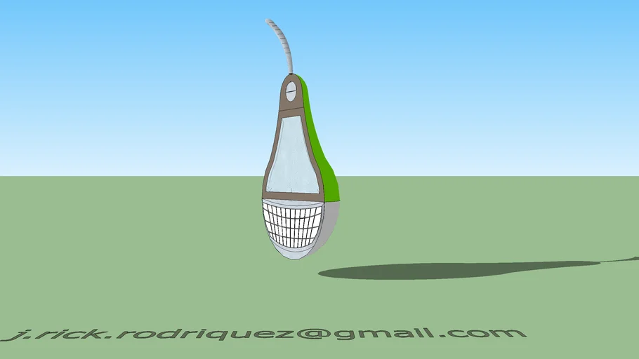 Pear Pod Ergonomic Mobile Phone | 3D Warehouse