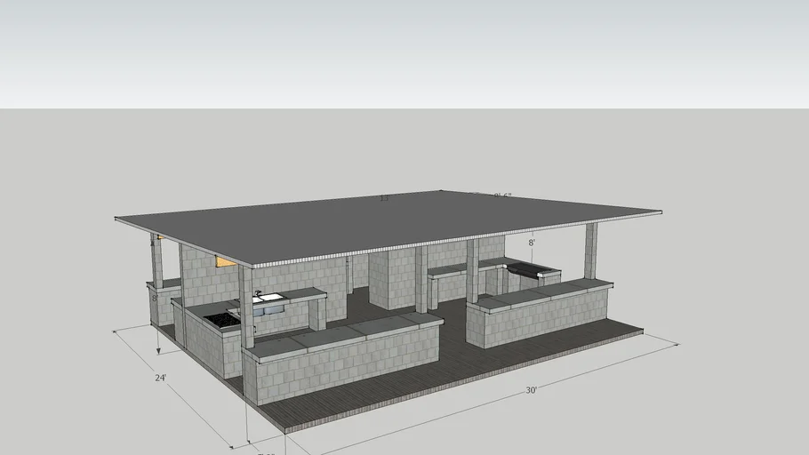 Outdoor Kitchen | 3D Warehouse