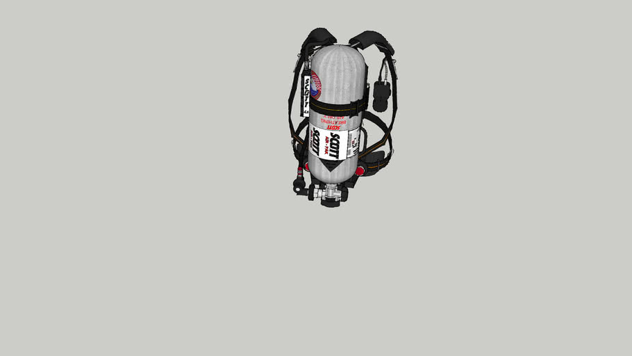 Assembled Scott SCBA | 3D Warehouse