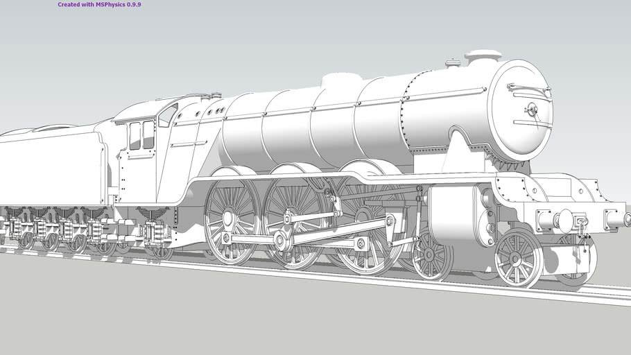 LNER Pacific A1/A3 | 3D Warehouse