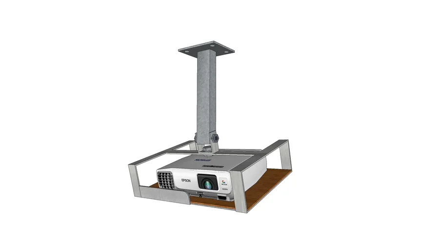 Projector with mobile support | 3D Warehouse