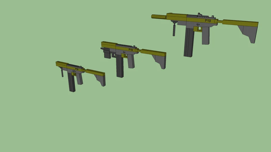 subfusil P19 series | 3D Warehouse