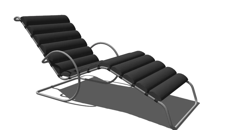 Mies MR Adjustable Chaise Lounge | 3D Warehouse