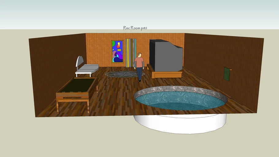 Rec Room prt 1 | 3D Warehouse
