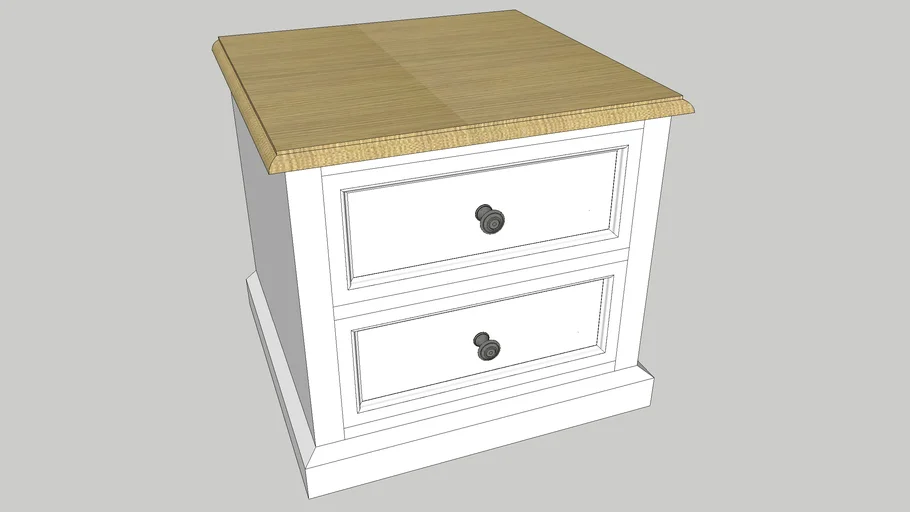 Table de nuit cottage | 3D Warehouse