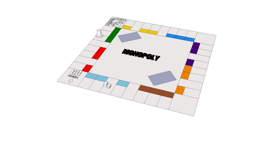 Monopoly Board | 3D Warehouse