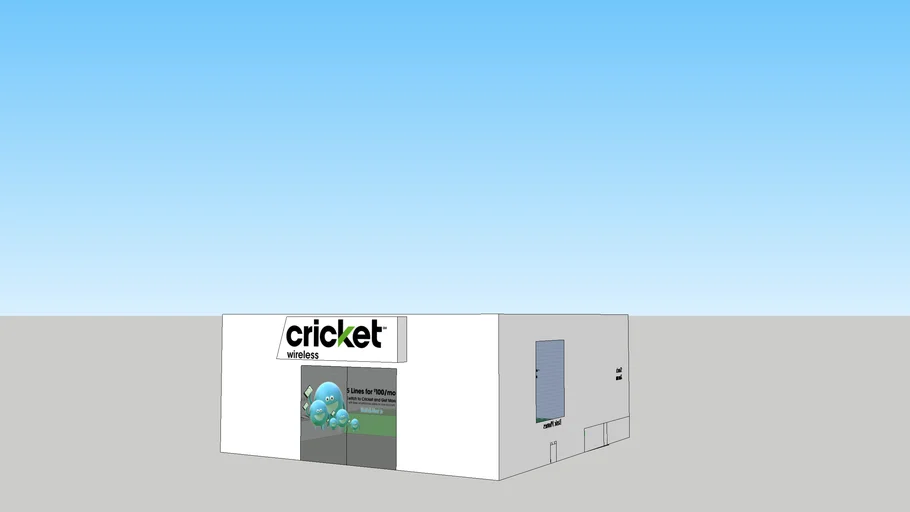 Cricket wireless with interior | 3D Warehouse