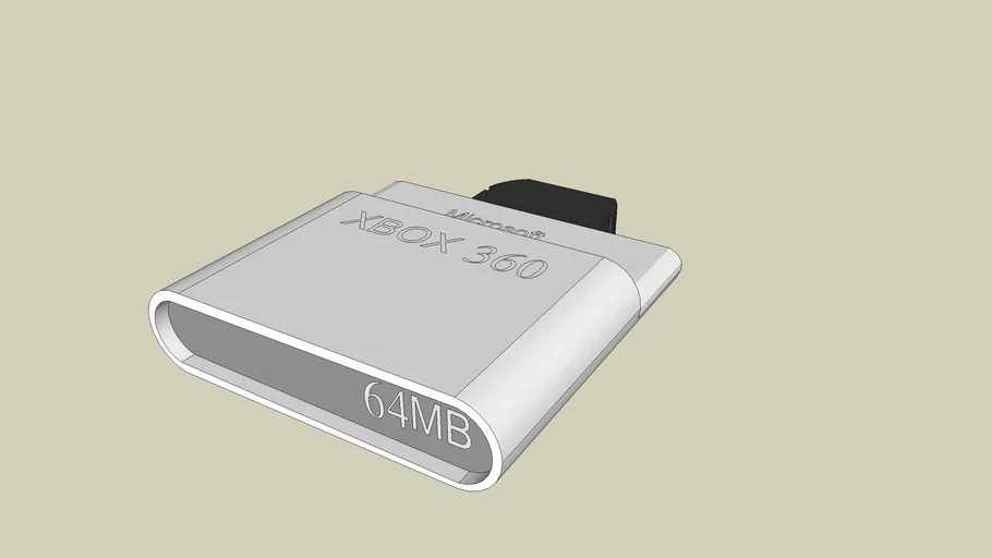 Microsoft Xbox 360 Memory Unit 64MB | 3D Warehouse