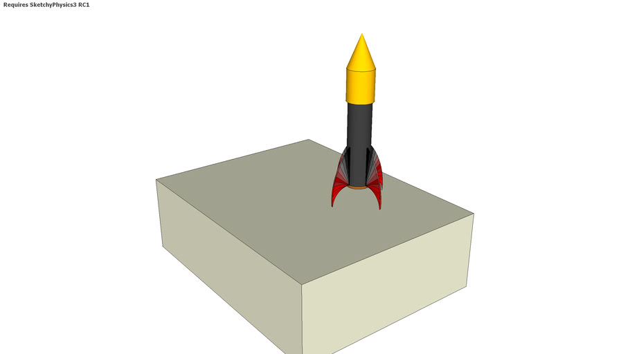 model rocket | 3D Warehouse
