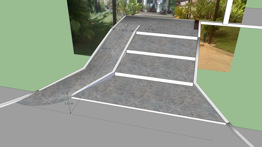 Ramp with Stair | 3D Warehouse